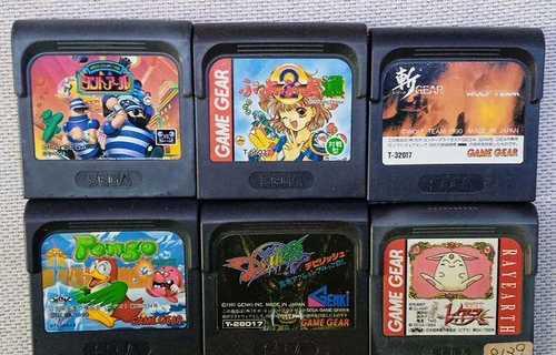 Картриджы Sega game gear
