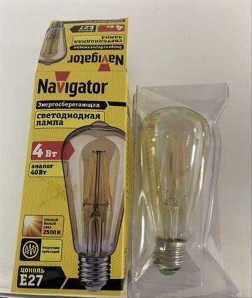 Лампа Navigator NLL-F-ST64-4-230-2.5К-E27 61485