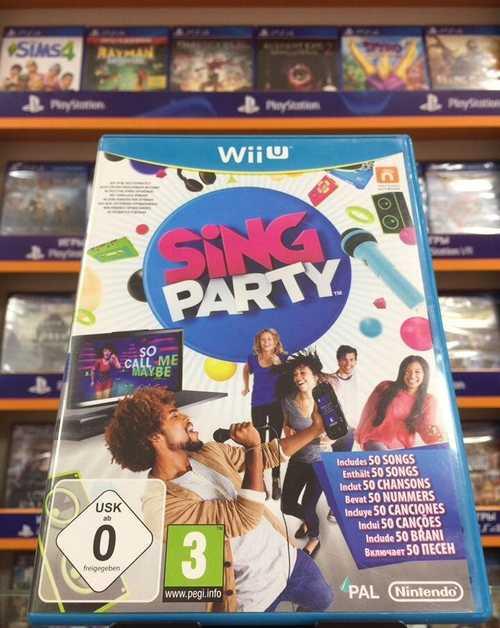 Sing Party (ReSale)(Wii U,русская версия)