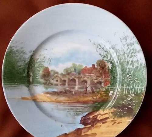 Антикварная тарелка «Jean Pouyat», «Limoges»