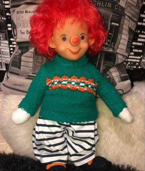 Кукла Клоун гдр 46 см