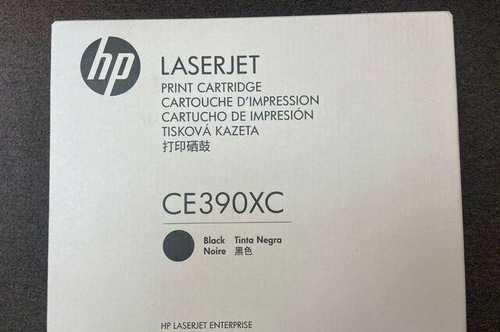 Картридж - тонер HP CE390XC черный