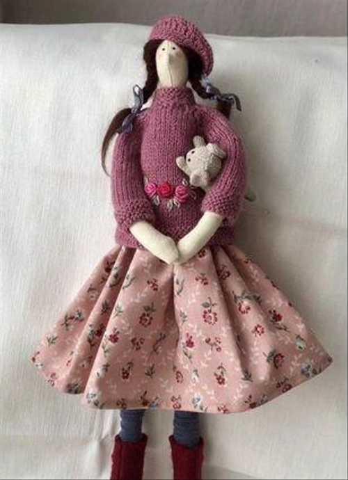 Текстильная кукла в стиле Тильда