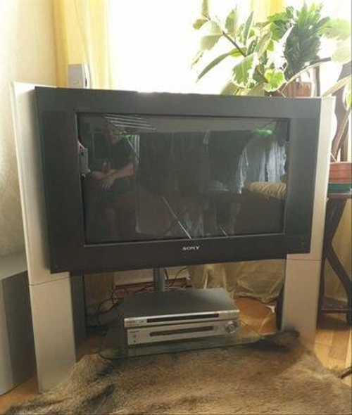 Телевизор Sony KV-32HQ100 с тумбой