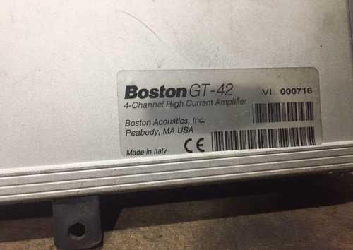 Усилитель автомобильный Boston Acoustics GT-42