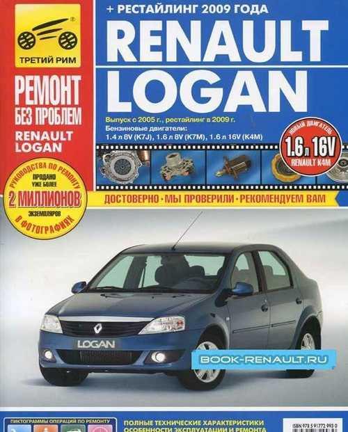 Книга Эксплуатация и ремонт Renault Logan