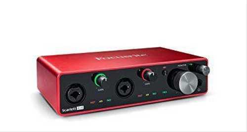 Интерфейс Focusrite Scarlett 4i4 3rd Gen, новый