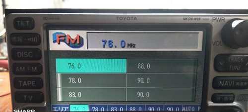 Автомагнитола toyota на з/ч