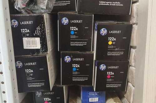 HP laserjet 122A комплект оригинальных картриджей