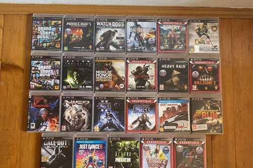 Игры на дисках PS3 цены указаны в описании