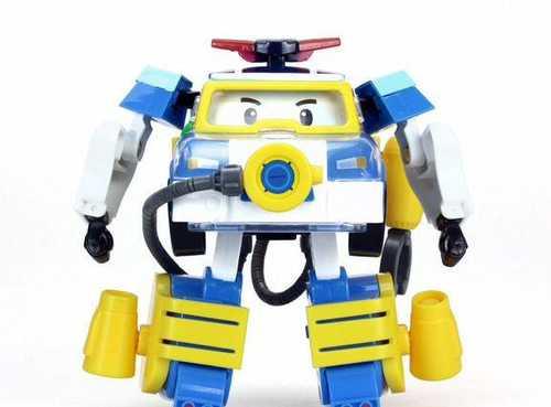 Машинка Robocar Poli Silverlit Поли трансформер 10 см + костюм водолаза (83310)