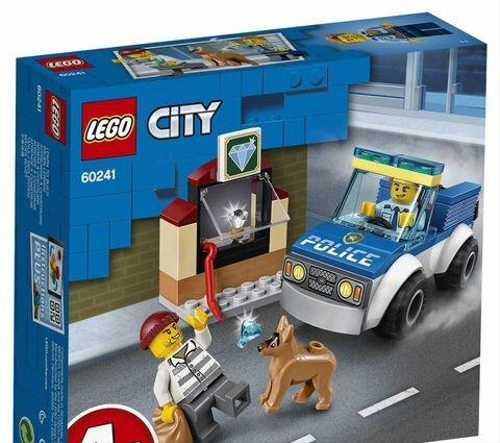 Конструктор Lego City, Police Полицейский отряд с собакой (60241)