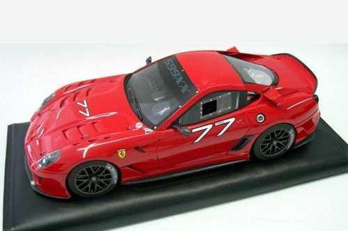 1/18 Hot Wheels Elite ferrari 599 XX #77