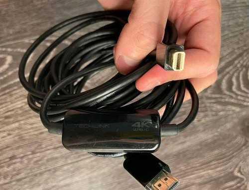 4K кабель Mini DisplayPort (miniDP) - hdmi