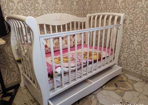 Детская кроватка Можга Елизавета 140х70