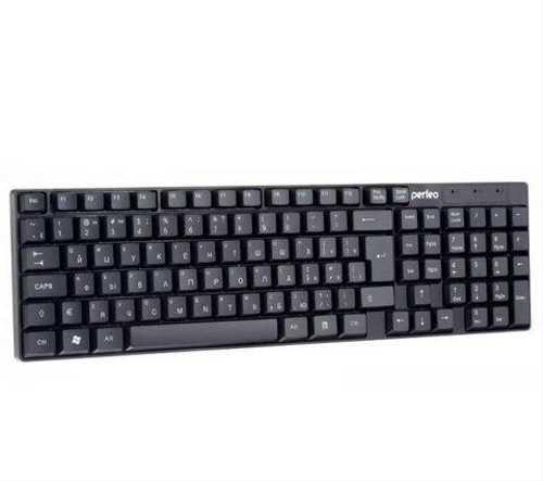 Perfeo клавиатура "domino" стандартная, USB, чёрн