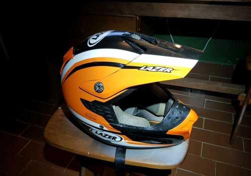 Мотошлем Lazer MX helmet оранжевый