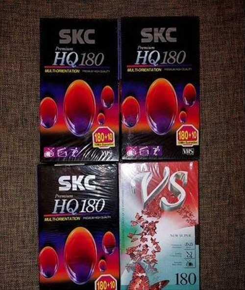 Видеокассеты vhs новые