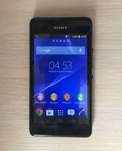 Телефон Sony xperia E1