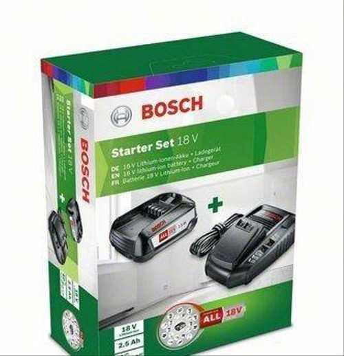 Стартовый набор аккумуляторов Bosch PBA 18В 2,5 Ач
