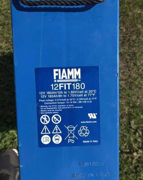 Аккумуляторная батарея Fiamm 12 FIT 180