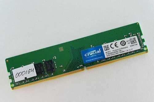 Оперативная память DDR4 8 GB 2400 MHz Crucial