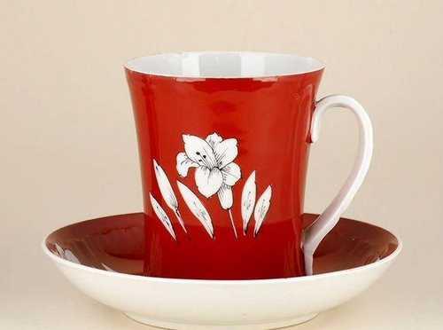Чайная пара "Цветок", Вербилки, 1936-1945 годы
