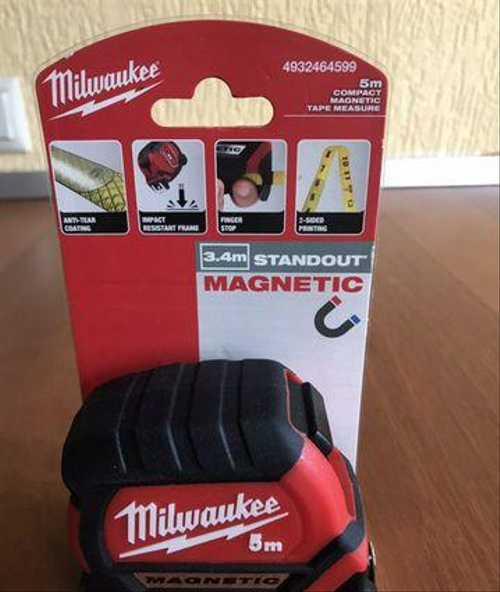 Рулетка Milwaukee 5м Magnetic