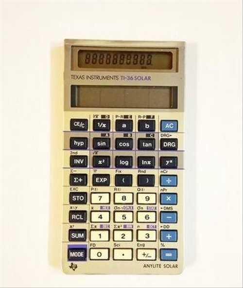 Калькулятор научный Texas Instruments TI-36 solar