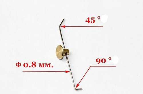 Металлическая клипса на шпулю