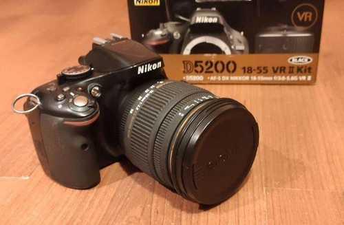 Зеркальный фотоаппарат Nikon d5200