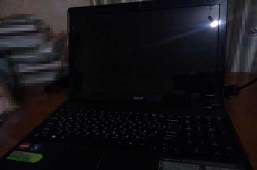Нерабочий ноутбук Acer pew76