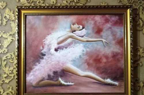 Картина маслом на холсте "Балерина"