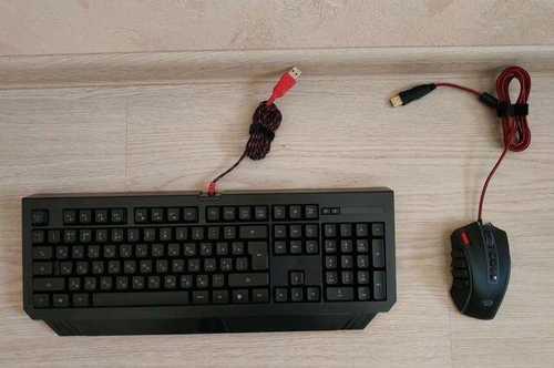 Игровая мышь Redragon + Клавиатура Bloody