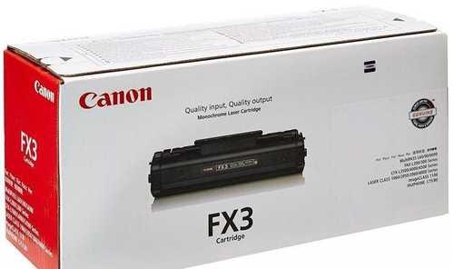 Лазерный картридж Canon FX-3, 2700 стр., черный