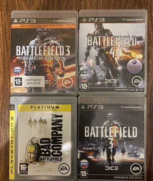 Серия игр Battlfield PS3