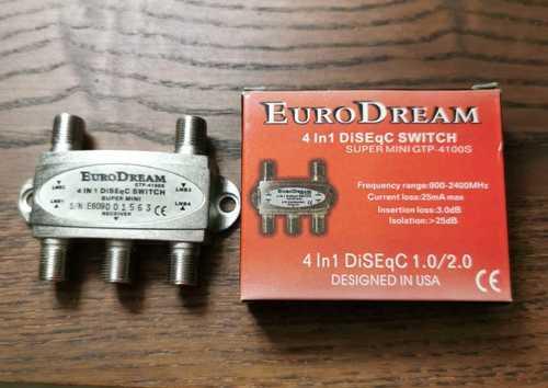 DiseqC 1.0/2.0 Eurodream 4in1