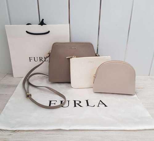 Набор сумка и косметички Furla Boheme в идеале