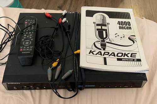 Dvd плеер с караоке samsung