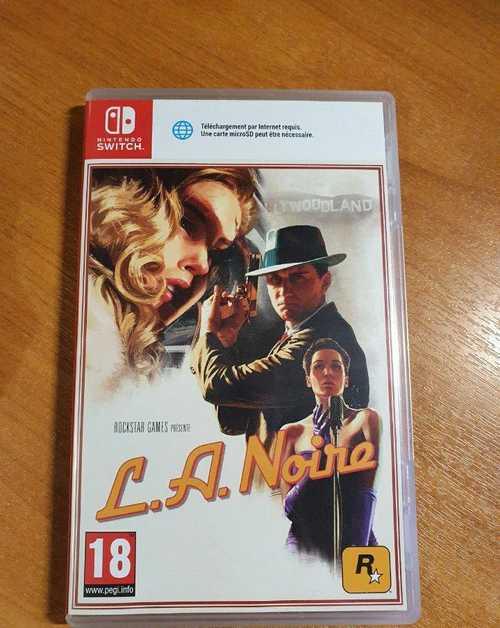 Игра Nintendo switch. la noire