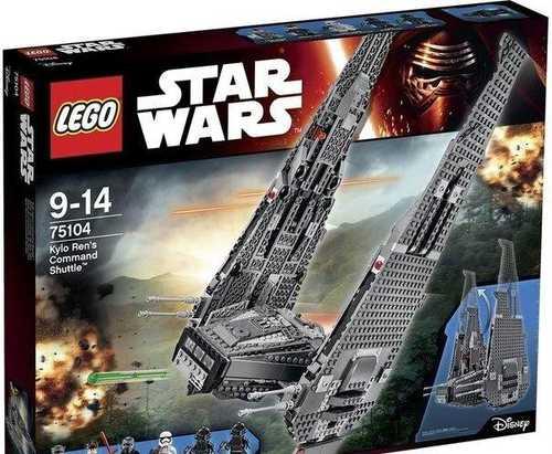 Lego Star Wars Лего 75104 Шаттл Кайло Рена, новый