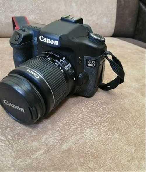 Зеркальный фотоаппарат canon 40D