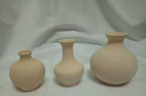 Утиль, керамичесеие вазочки для росписи