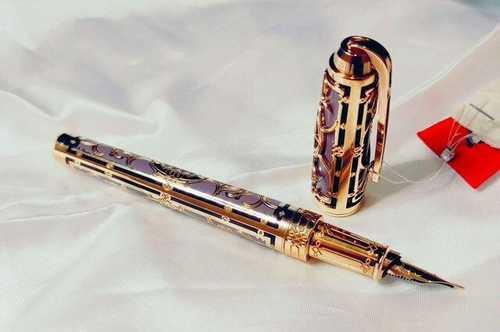 Золотая Перьевая Ручка S.T. Dupont 750