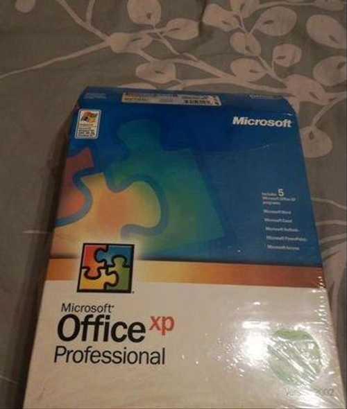 Microsoft Office XP Professional коробка