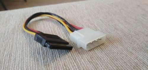 Переходник питания SATA кабель 4-pin Molex