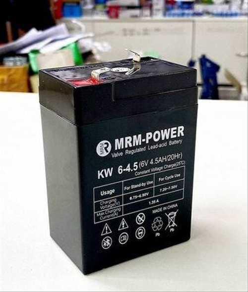 Аккумулятор 6V 4.5Ah MRM-power
