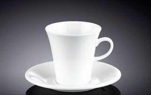 Набор Wilmax "Кофейная чашка и блюдце", 160 мл