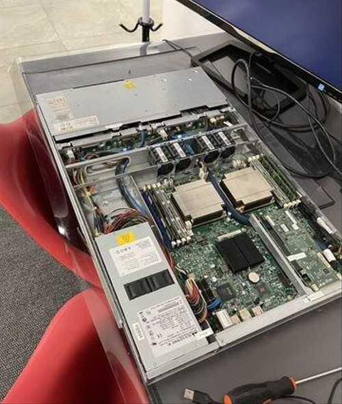 Сервер 1 юнит - Интел Server Board S5500WB 12 ядер