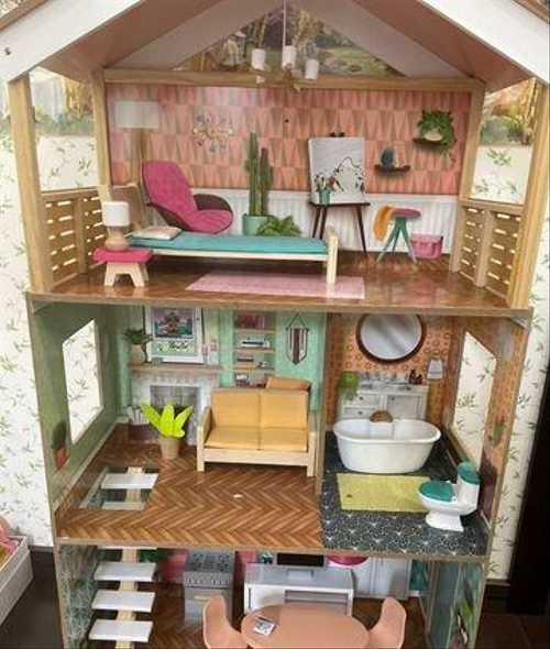 Кукольный домик kidkraft с мебелью